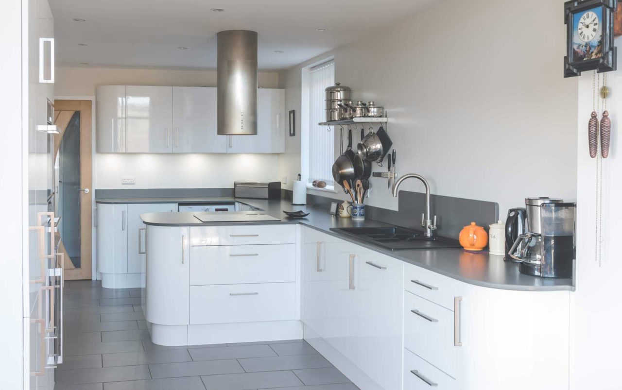 A Modern Kitchen in a Disley Country Home - Hill Kitchen Company