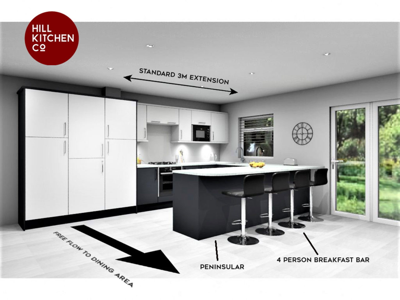 4 Kitchen Designs for Poynton & Surrounding Areas - Hill Kitchen Company